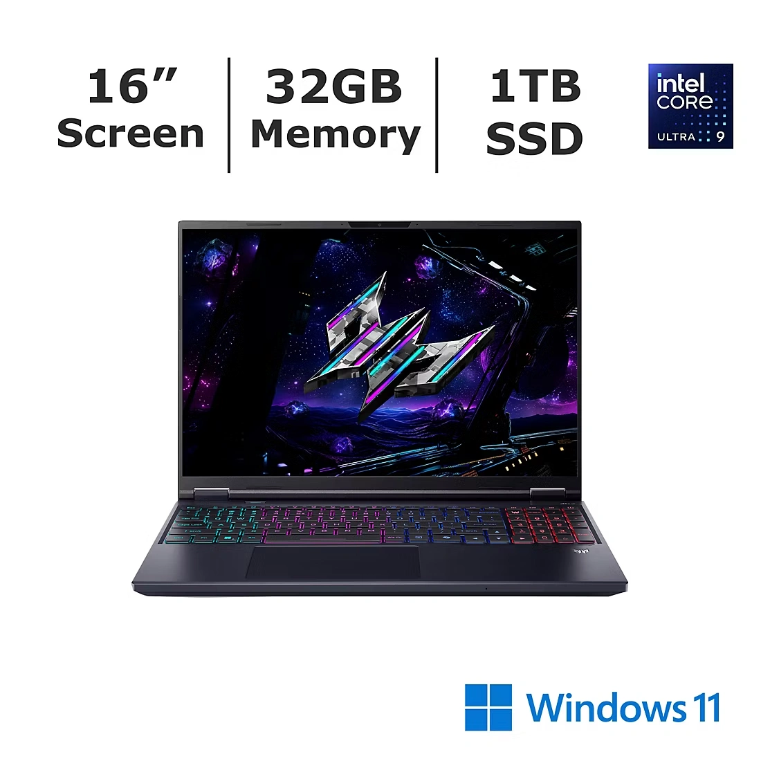 Acer Predator Helios 16 240Hz Gaming Laptop, Intel Core Ultra 9 ...
